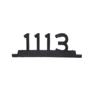 EMBLEMA '1113' ANTIGO (PRETO) PLASTICO